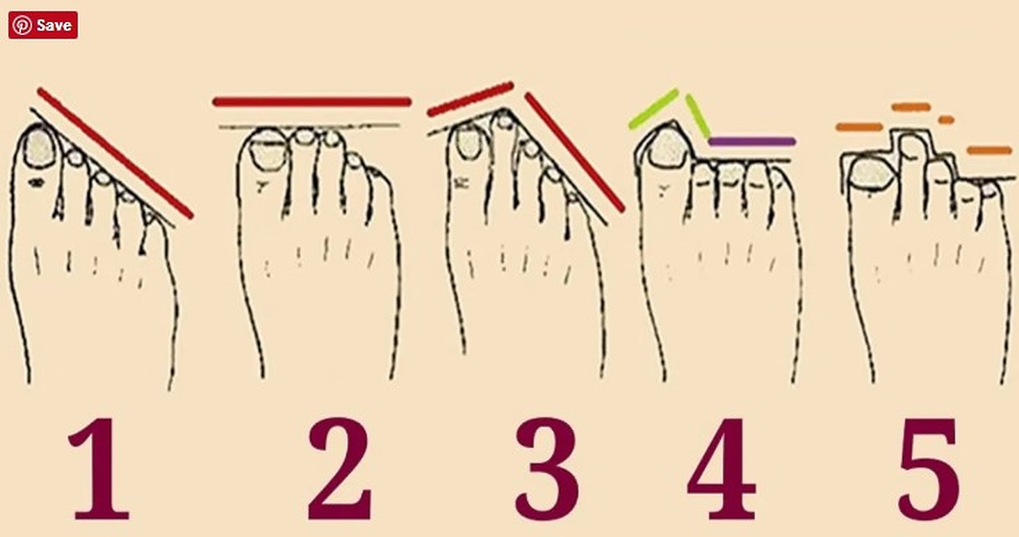 Talentiert oder voller Ehrgeiz: Was die Form der Zehen über Ihren ...