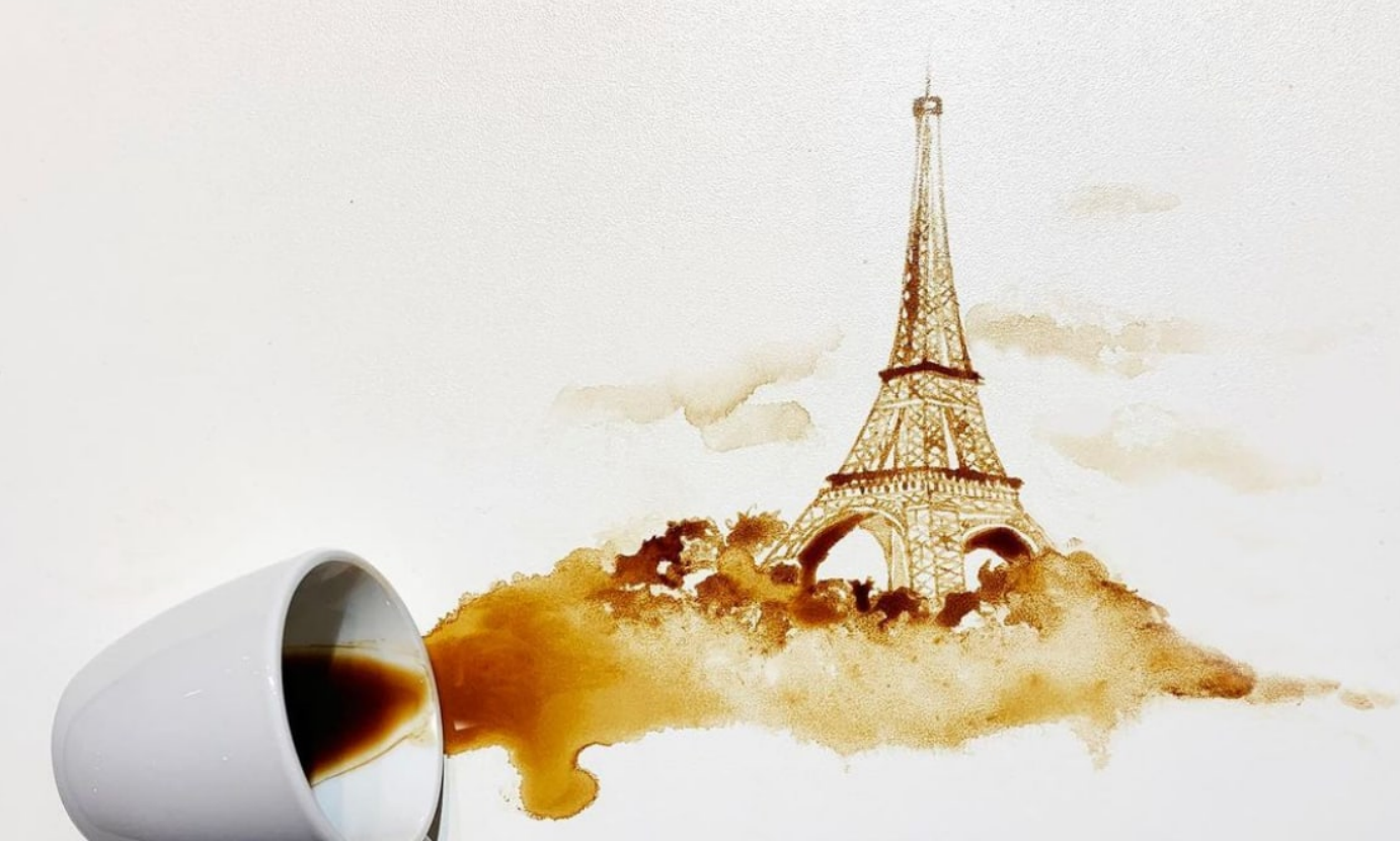 Kaffee verschütten und Flecken in Kunst verwandeln: wie sehen die ...