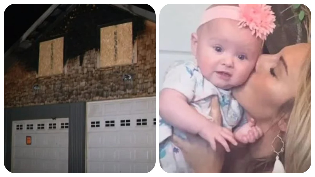 Heldenhafte Mutter rennt viermal in ein brennendes Haus und wieder ...